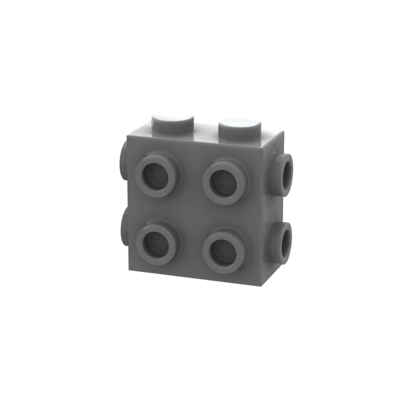 Серый строительный блок LEGO, Цвет: Dark Gray