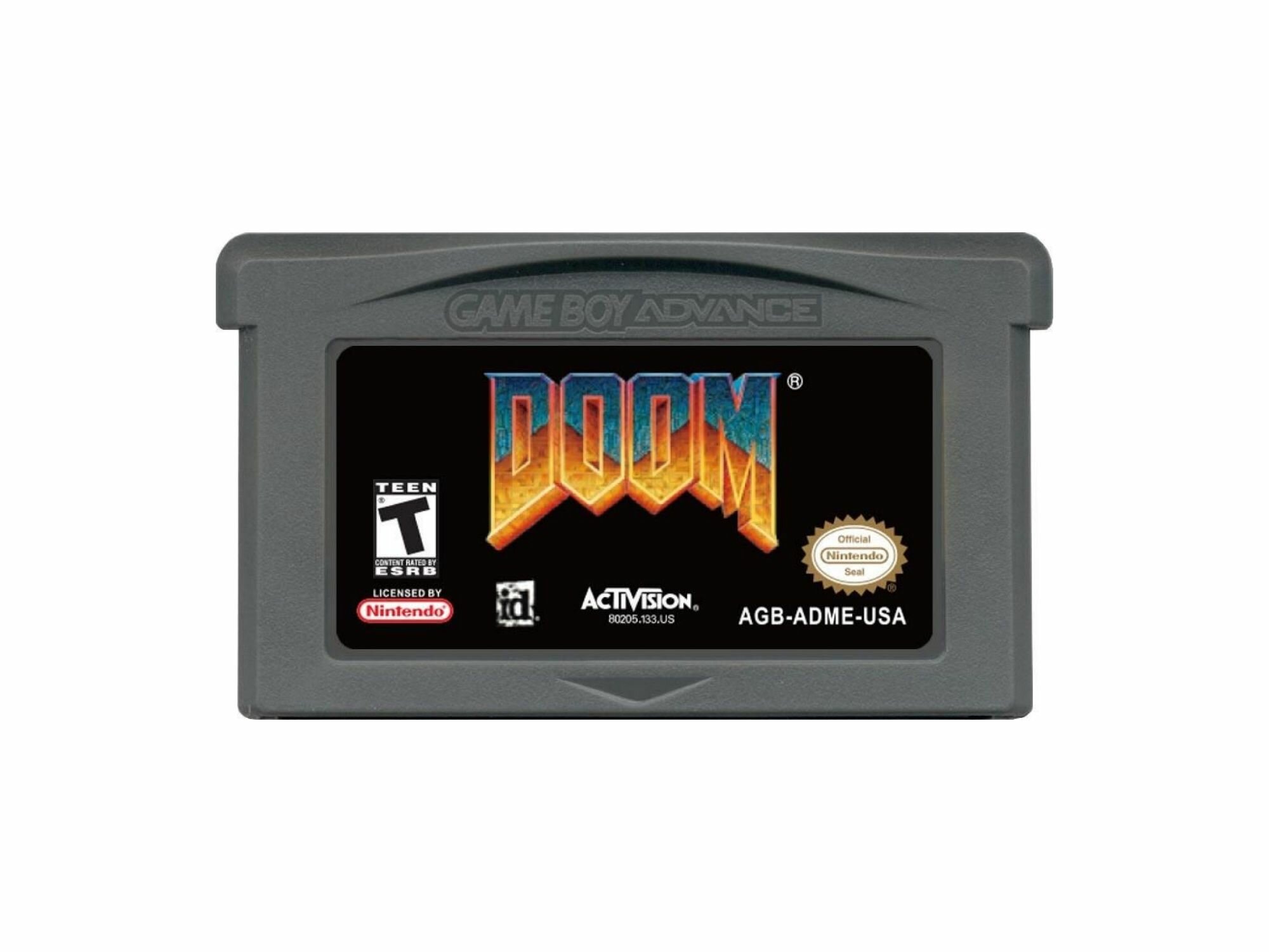 Игровой картридж Doom(Game Boy Advance) для Nintendo GBA, GBA SP, NDS, EUR версия Doom GBA Doom NDS европейская версия