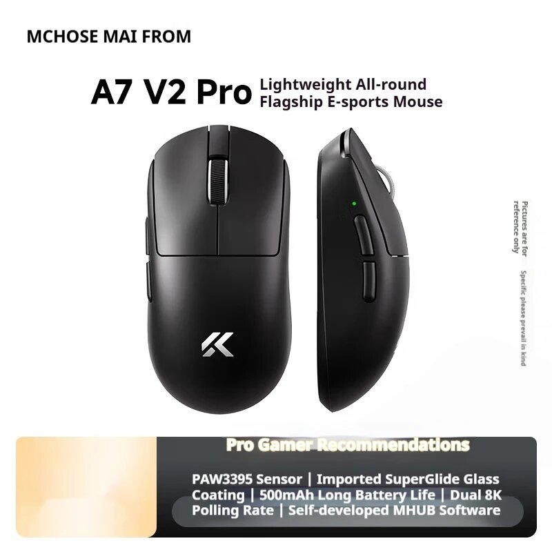 MCHOSE A7 V2 Pro Black беспроводная мышь