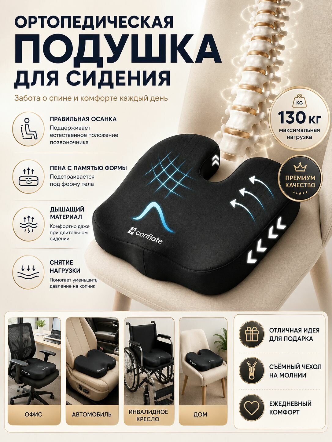 Подушка на стул mzm-20260620225941463 для сиденья для стула