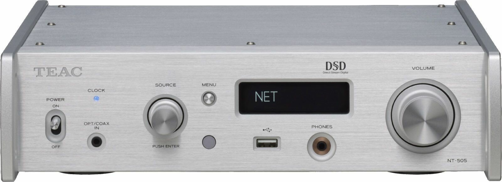 Teac Сетевой проигрыватель, Bluetooth, серебристый — фото 1