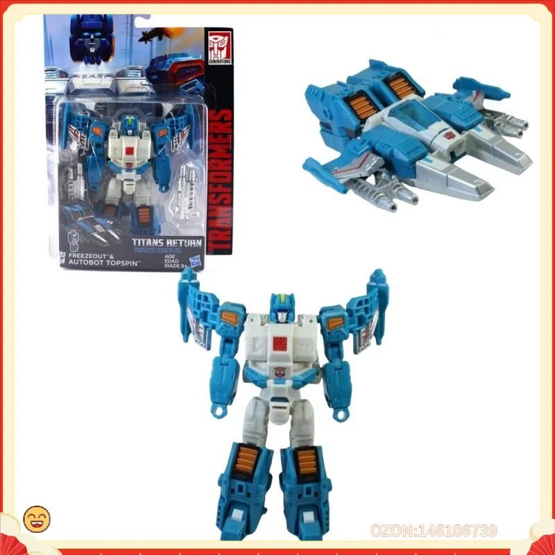 Трансформер Hasbro Titans Return Autobot Topspin White, Blue, Silver, Plastic, 13cm