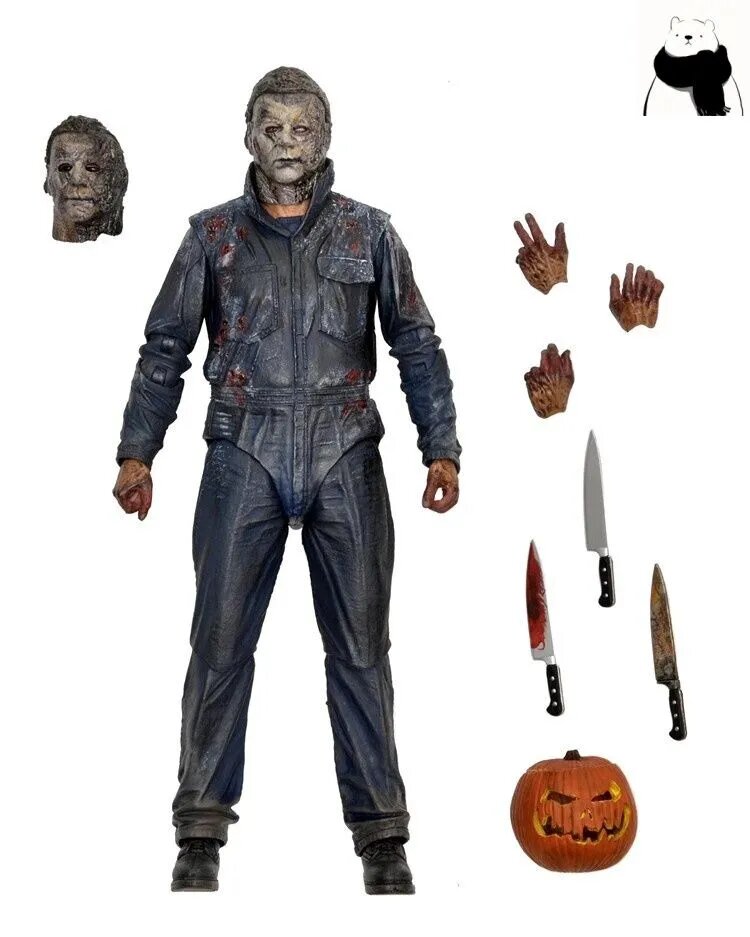 Фигурка Майлс Halloween Ends 18 см, NECA 60651, ABS пластик, коллекционная