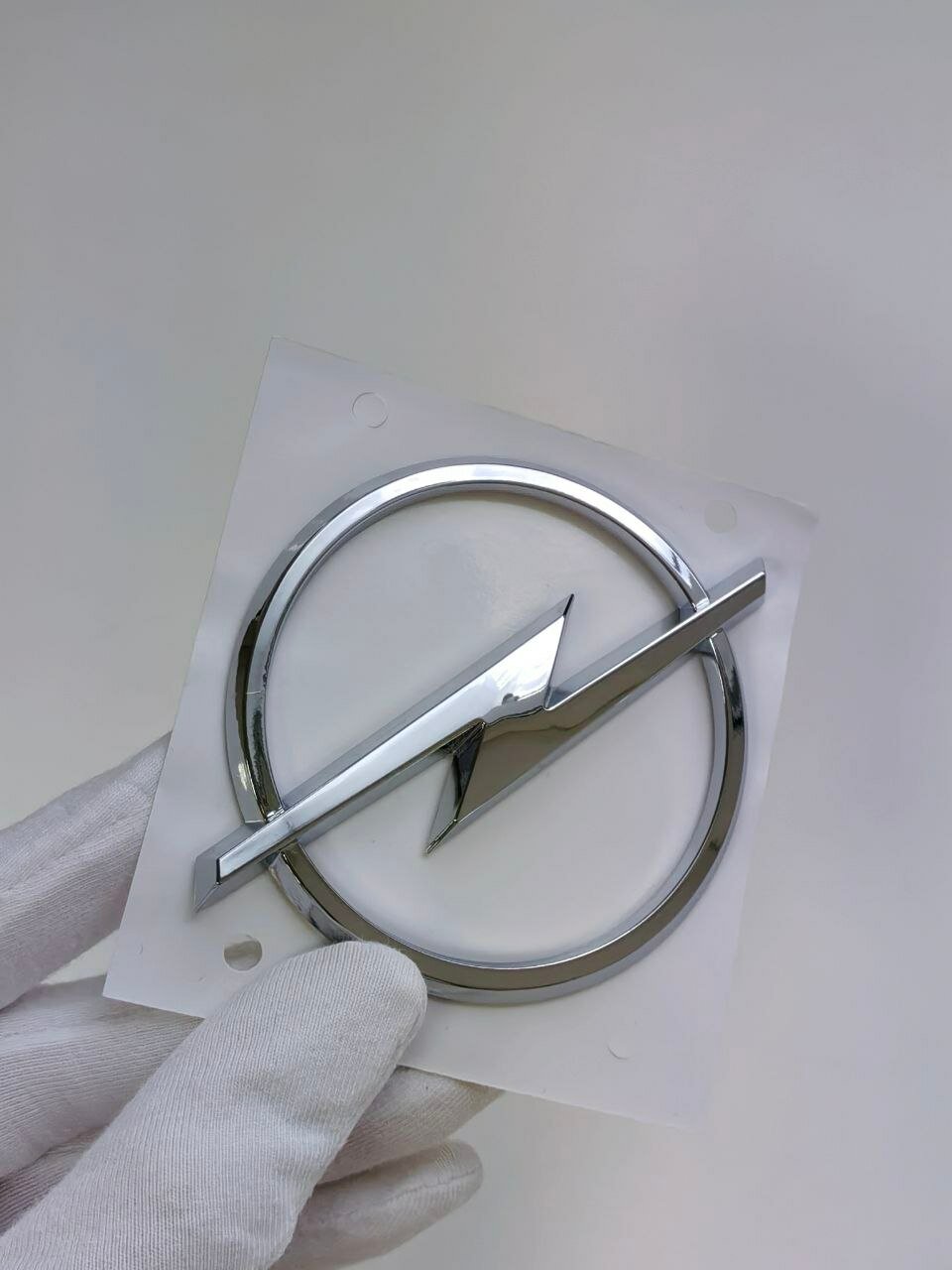 Эмблема Opel 82*64 мм, шильдик, значок Опель, логотип на автомобиль