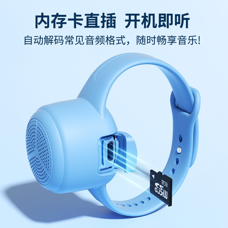 IPX6 Водонепроницаемый Bluetooth Маленький Динамик Портативный Мини Слот для TF Карты Громкоговоритель Высокая Громкость На Открытом Воздухе Долгий Срок Службы Батареи Маленький Плеер
