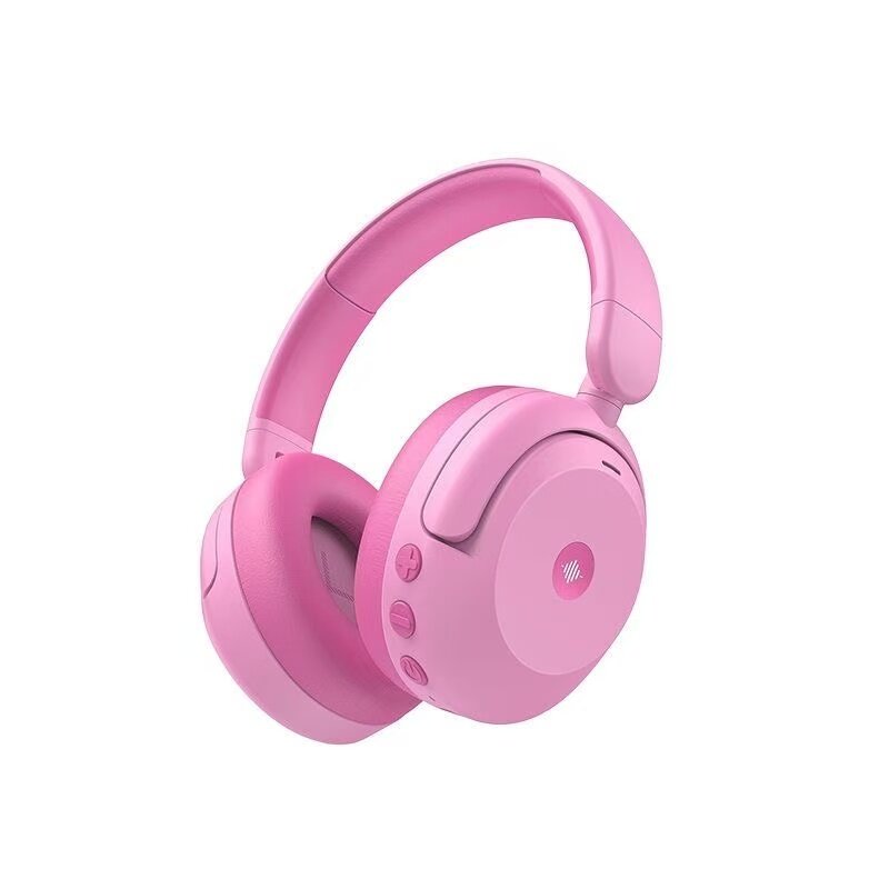 Детские наушники Tribit Bluetooth, шумоподавление для дистанционного обучения, Pink