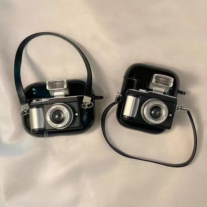 Силиконовый чехол для AirPods 1/2/3/4/Pro с подсветкой и фотоэффектом, светится при съёмке, для Pro и обычных моделей