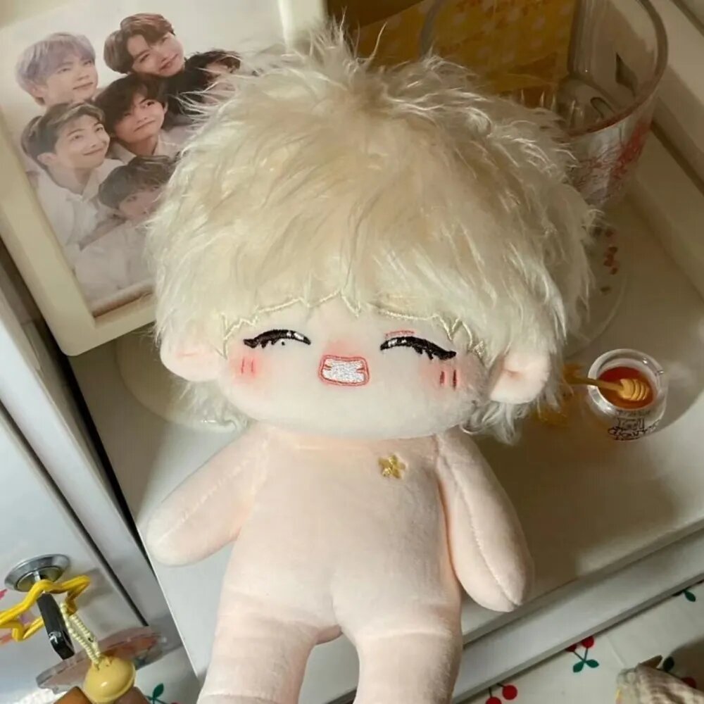 Кукла BTS Kim Taehyung, хлопковая кукла 20 см, подарочный набор одежды