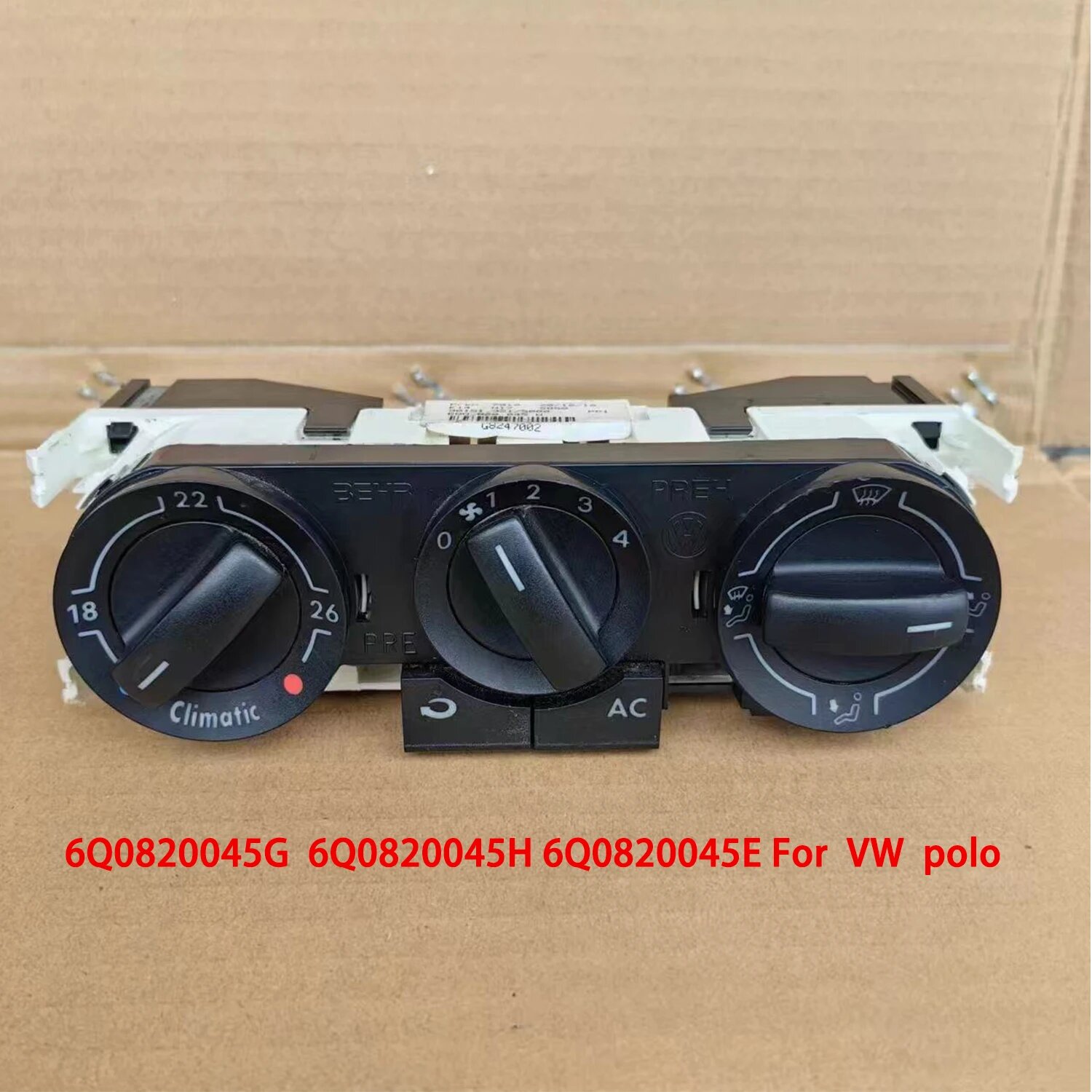 Оригинальный блок управления климат-контролем (AC Heater Climate Control Panel Unit Switch) 6Q0820045G 6Q0820045H 6Q0820045E для VW Polo.