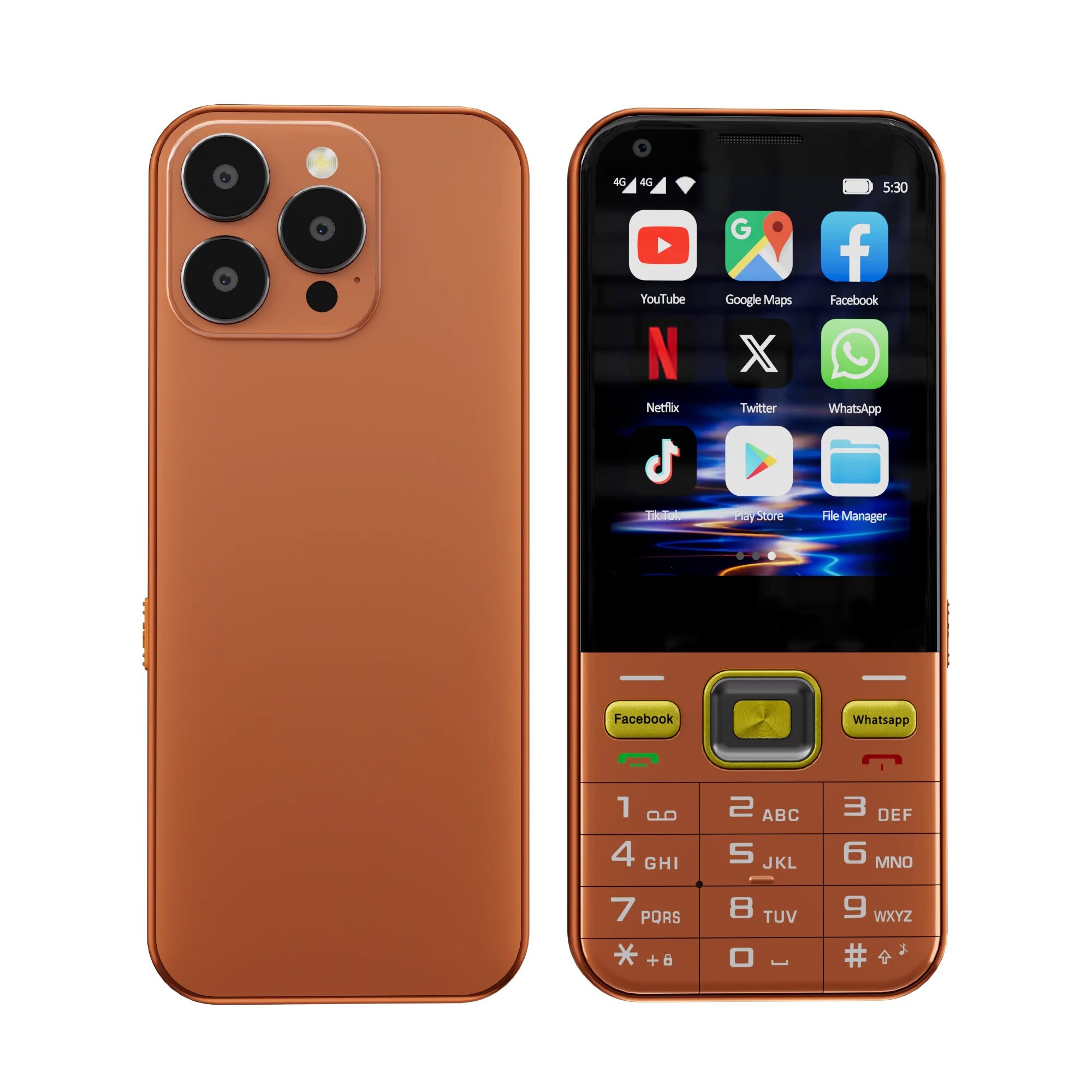 Смартфон SERVO F6 Ultra 4G, оранжевый, 2.8" экран, 2GB+16GB