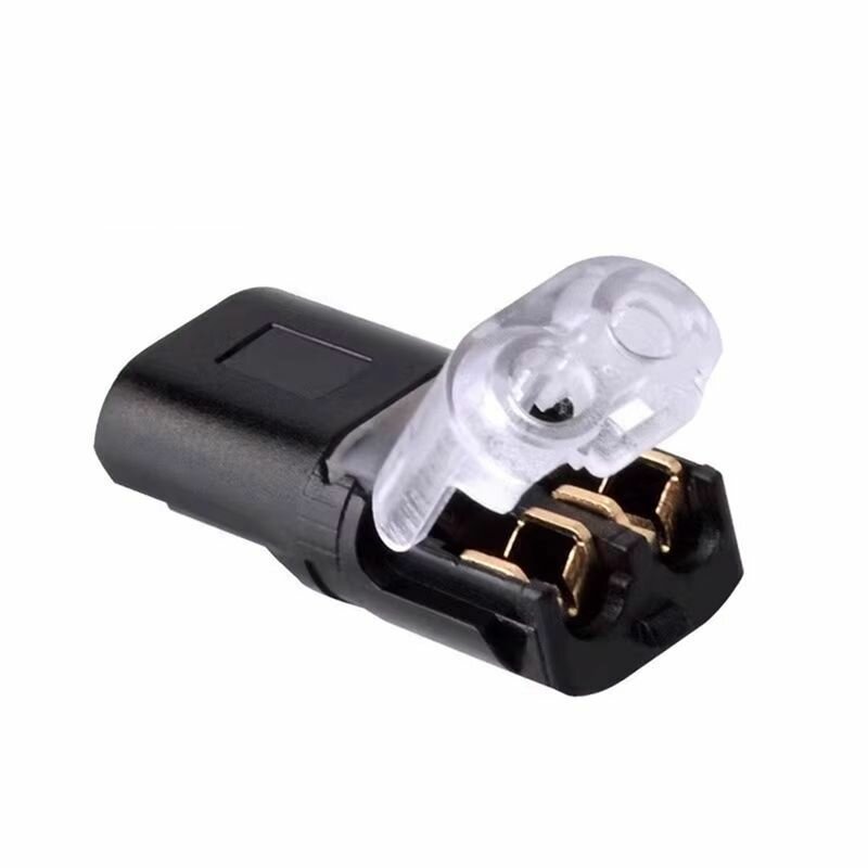 Надежный-Electrical Connector Strip 100pcs 2Pin Way Plug Waterproof Car Wire Cable Terminal Connection автомобильный разъем водонепроницаемый 2-контактный клеммная колодка