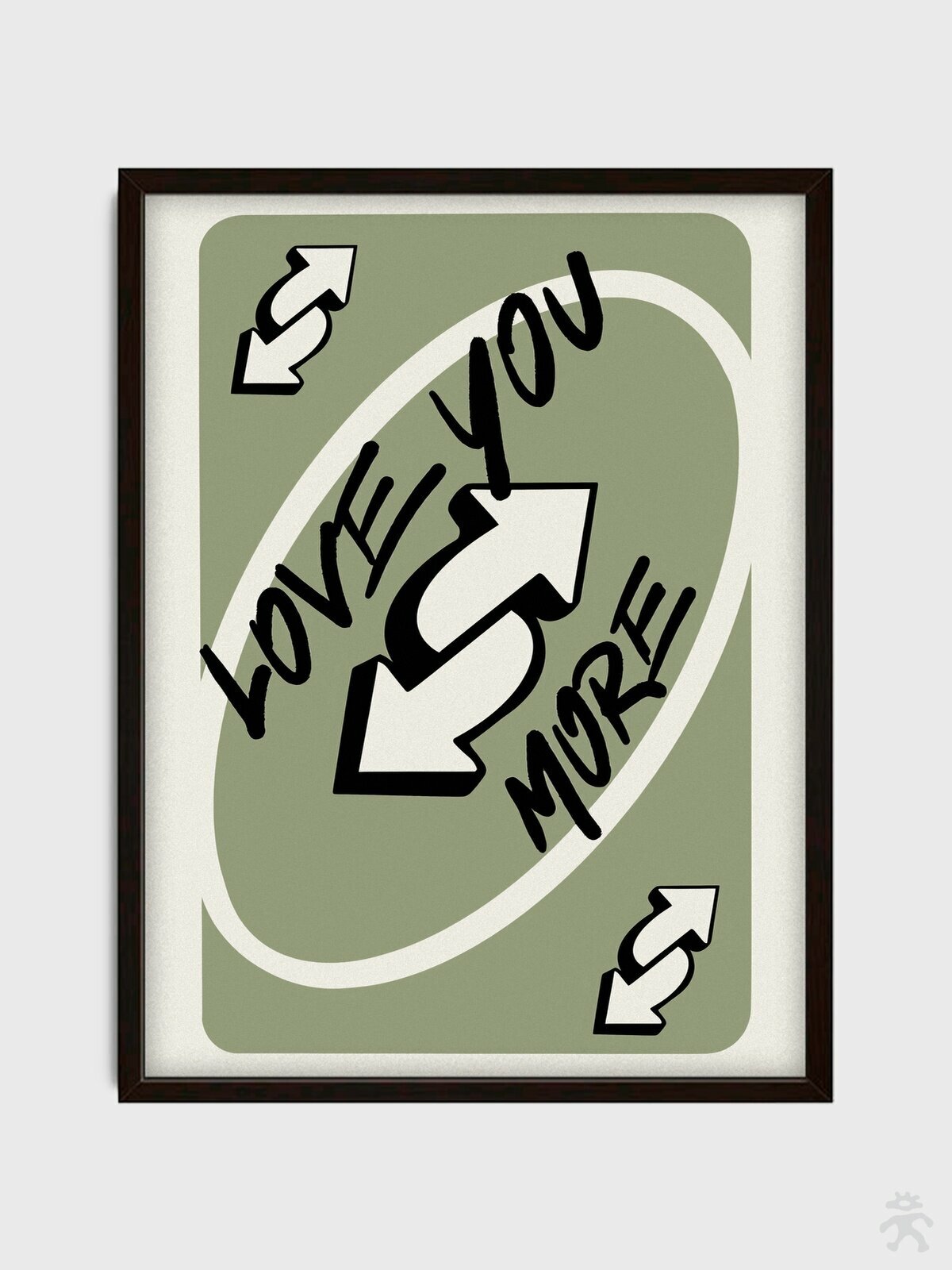 Интерьерный постер "Love You More" в стиле pinterest, формат 30x40 см