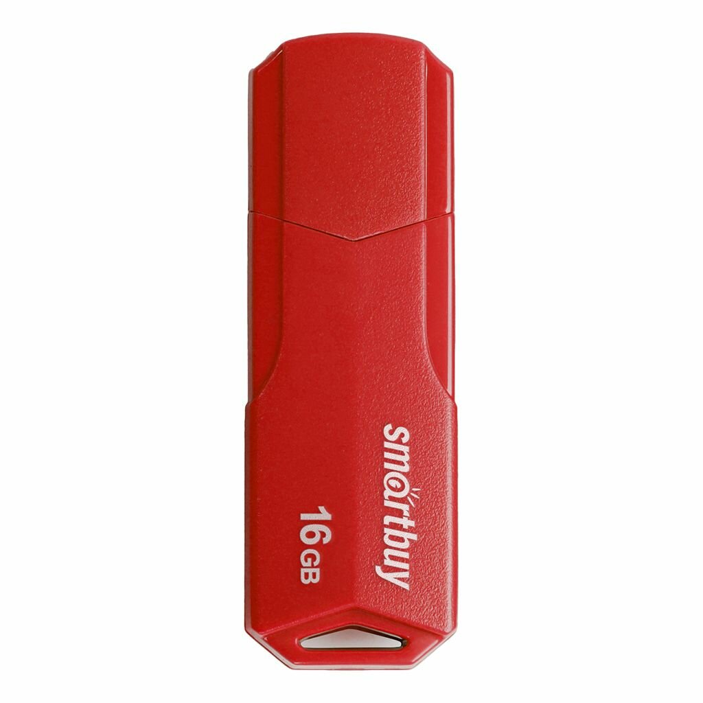 SmartBuy CLUE 16 ГБ USB-флеш-накопитель, USB 2.0, USB Type-A, SB16GBCLU-R, красный