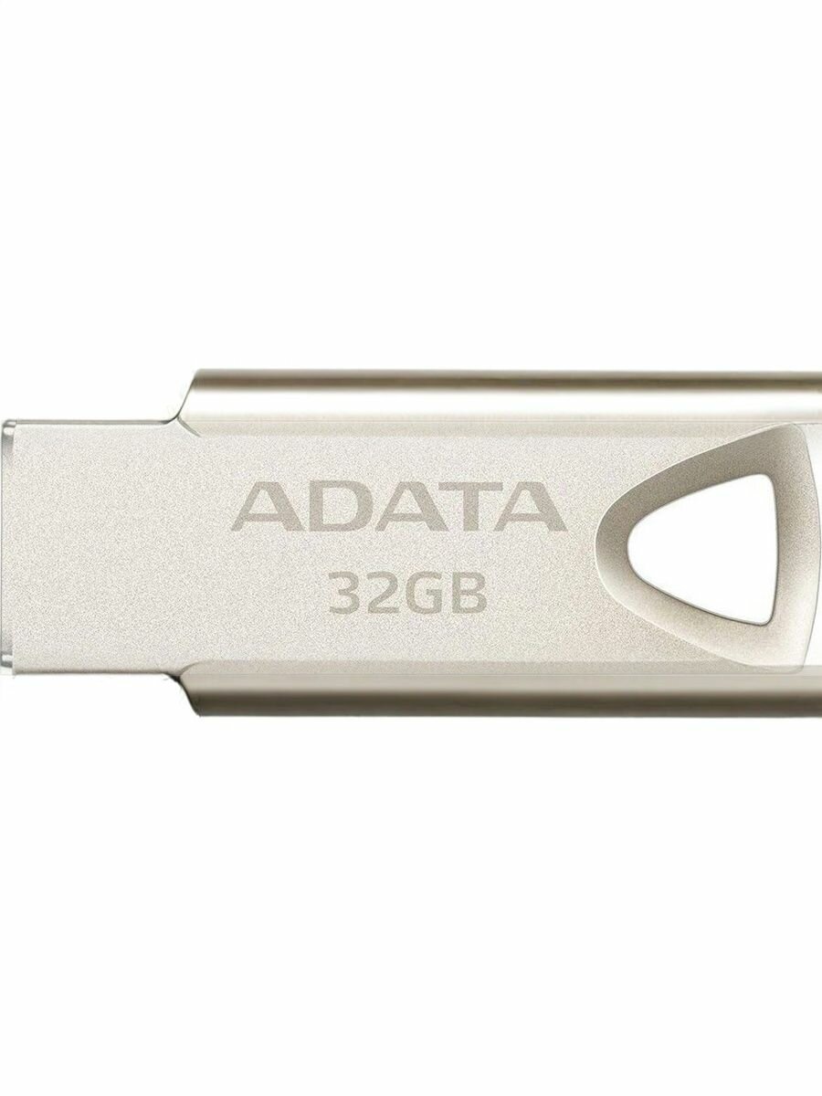 ADATA 32 ГБ USB-флеш-накопитель UV210 (AUV210-32G-RGD), USB 2.0; USB Type-A, до 20 Мб/сек, Металл, золотистый