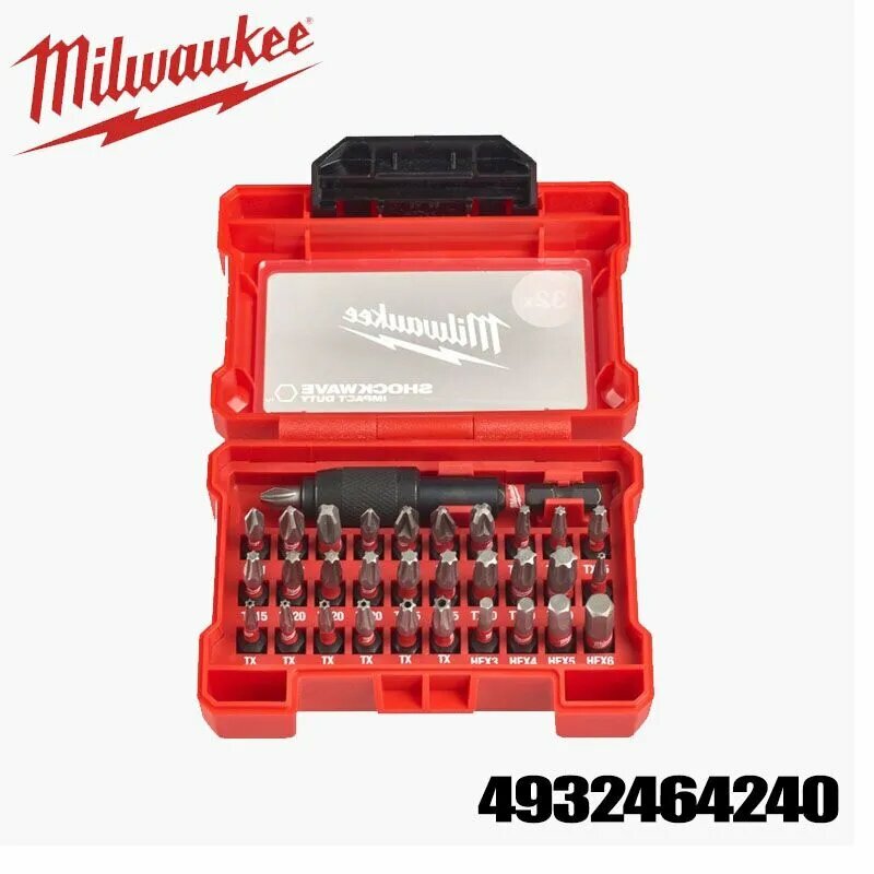 Milwaukee 4932464240 ударная волна Набор бит 32 ПК Аксессуары для инструментов