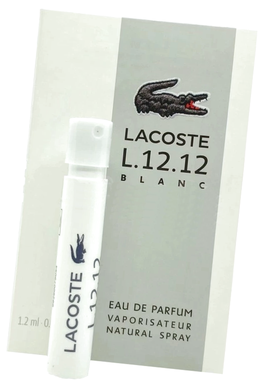 Миниатюра мужского аромата Lacoste Eau De Lacoste L 12 12 Blanc Pure 1.2 мл Бланк