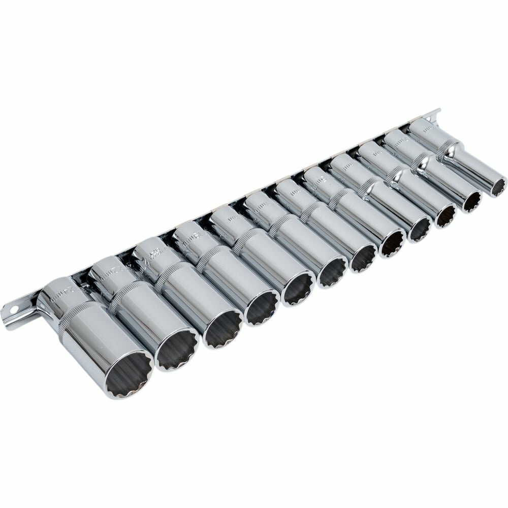 Набор торцевых 12-гранных глубоких головок 1/2"DR Ombra 912212