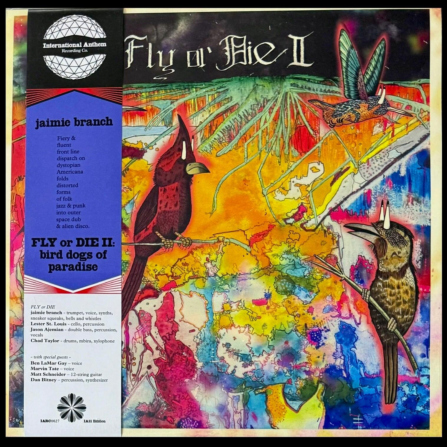 Виниловая пластинка Jaimie Branch - Fly Or Die II: Bird Dogs Of Paradise (LP, 2025, IARC)