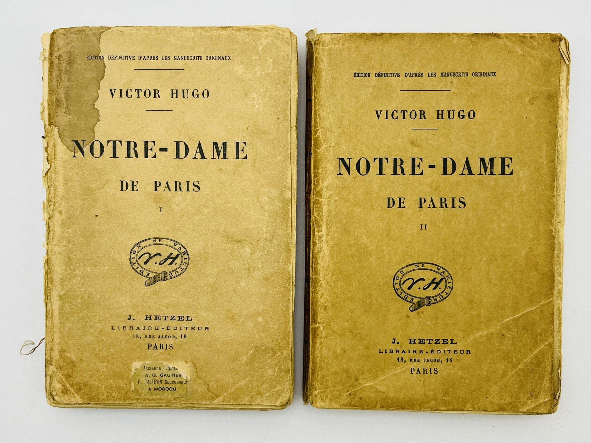 Notre-Dame de Paris Собор Парижской Богоматери . В 2 томах. Комплект из 2 книг