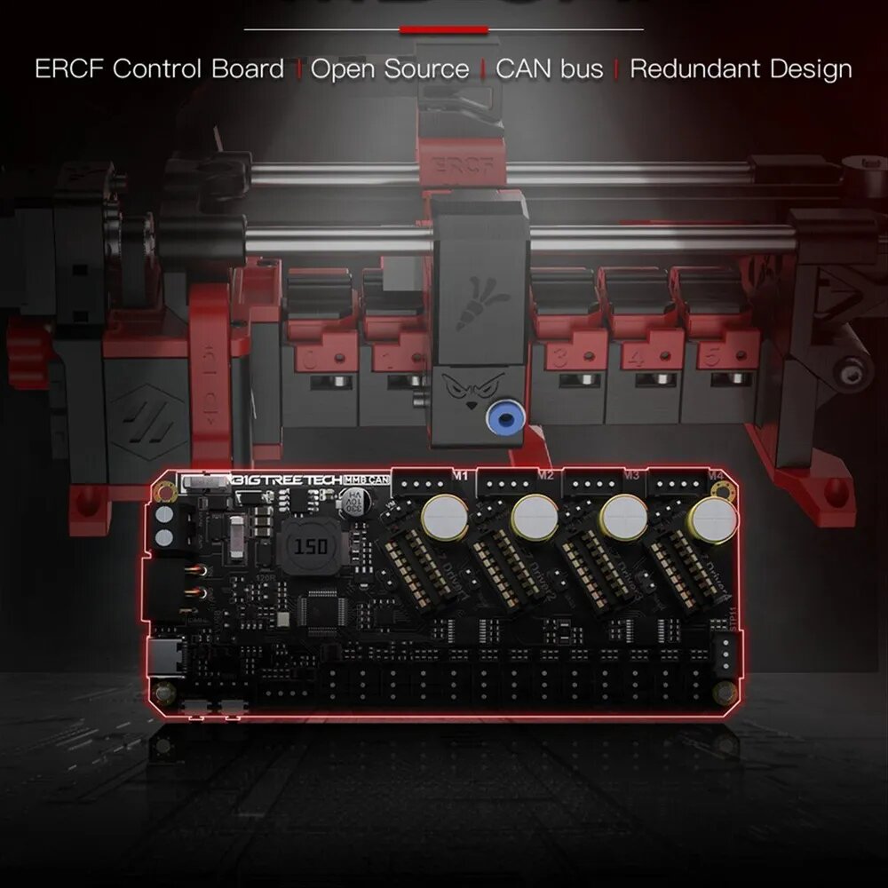 BIGTREETECH CAN ERCF V1.0 Control Board - High Performance 32-bit Microcontroller — фото 1