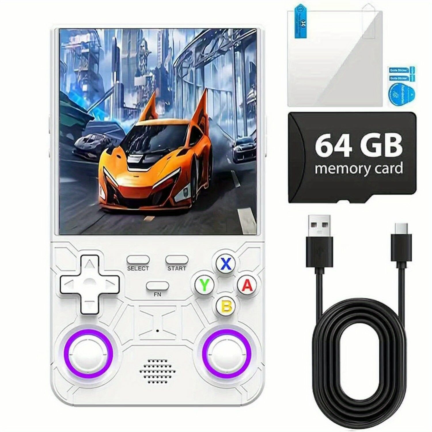 Игровая приставка R36 Ultra 4,0-дюймовая Linux-система с открытым исходным кодом, портативный видеоплеер, портативная игровая консоль