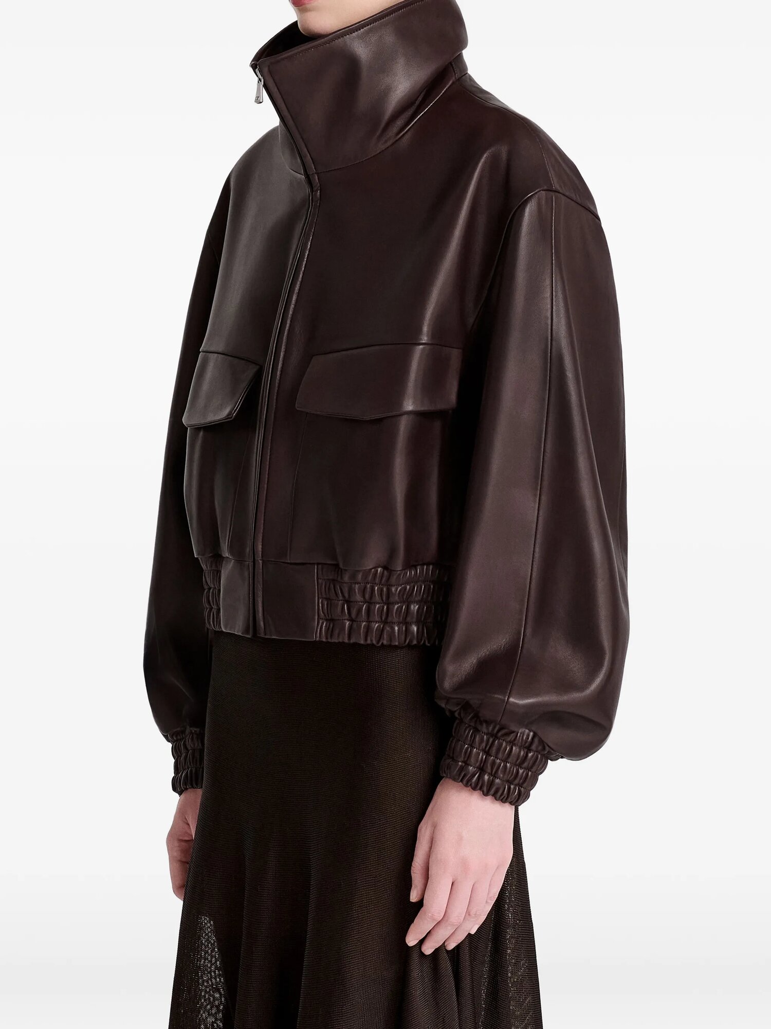 Куртка Nour Hammour Ellery leather jacket, размер 46 — фото 1