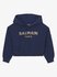 Худи BALMAIN, размер 170, Синий принт