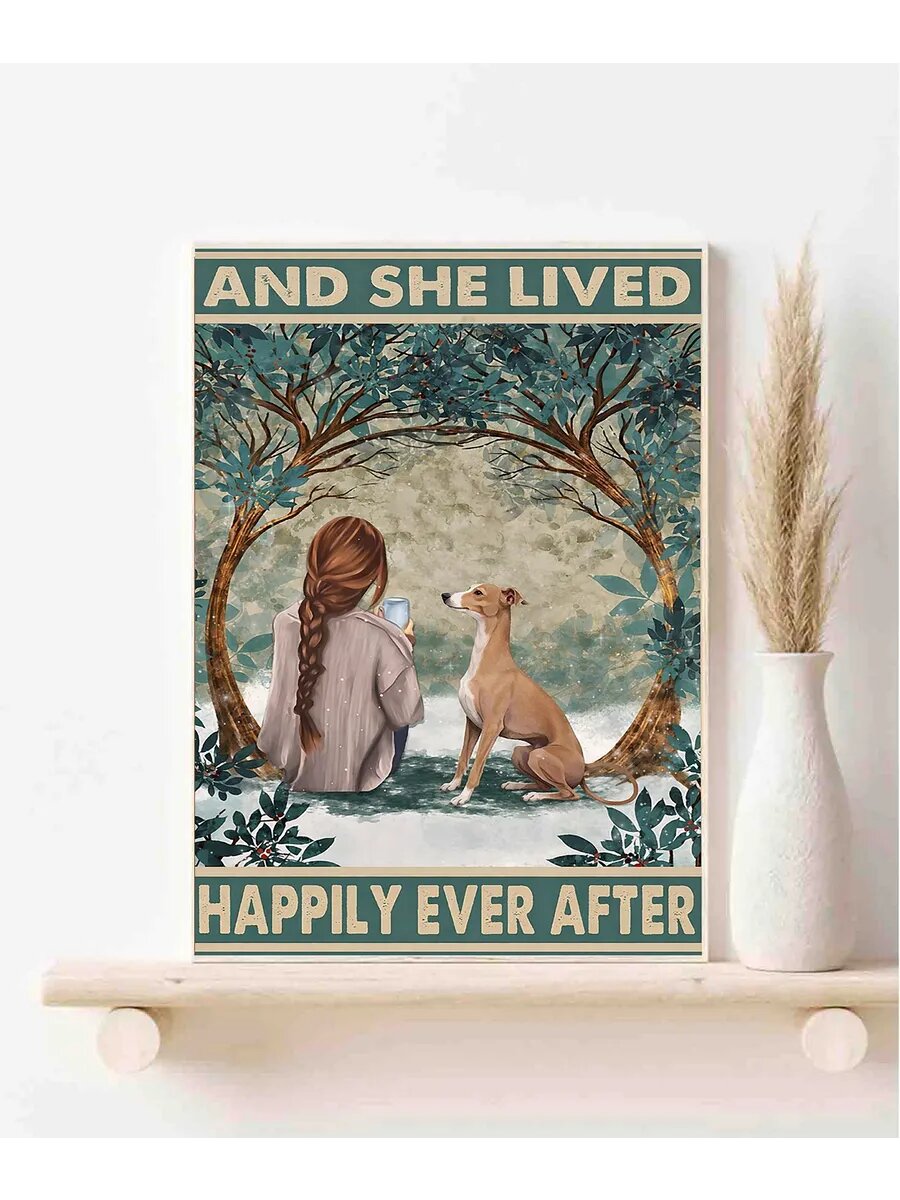 Итальянская левретка, Happily Ever After, Плакат 30x42см