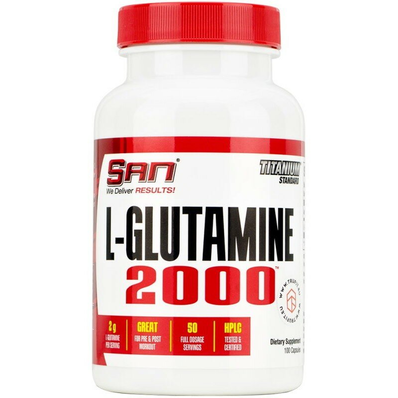 L-Глютамин SAN L-Glutamine 2000 100 капсул