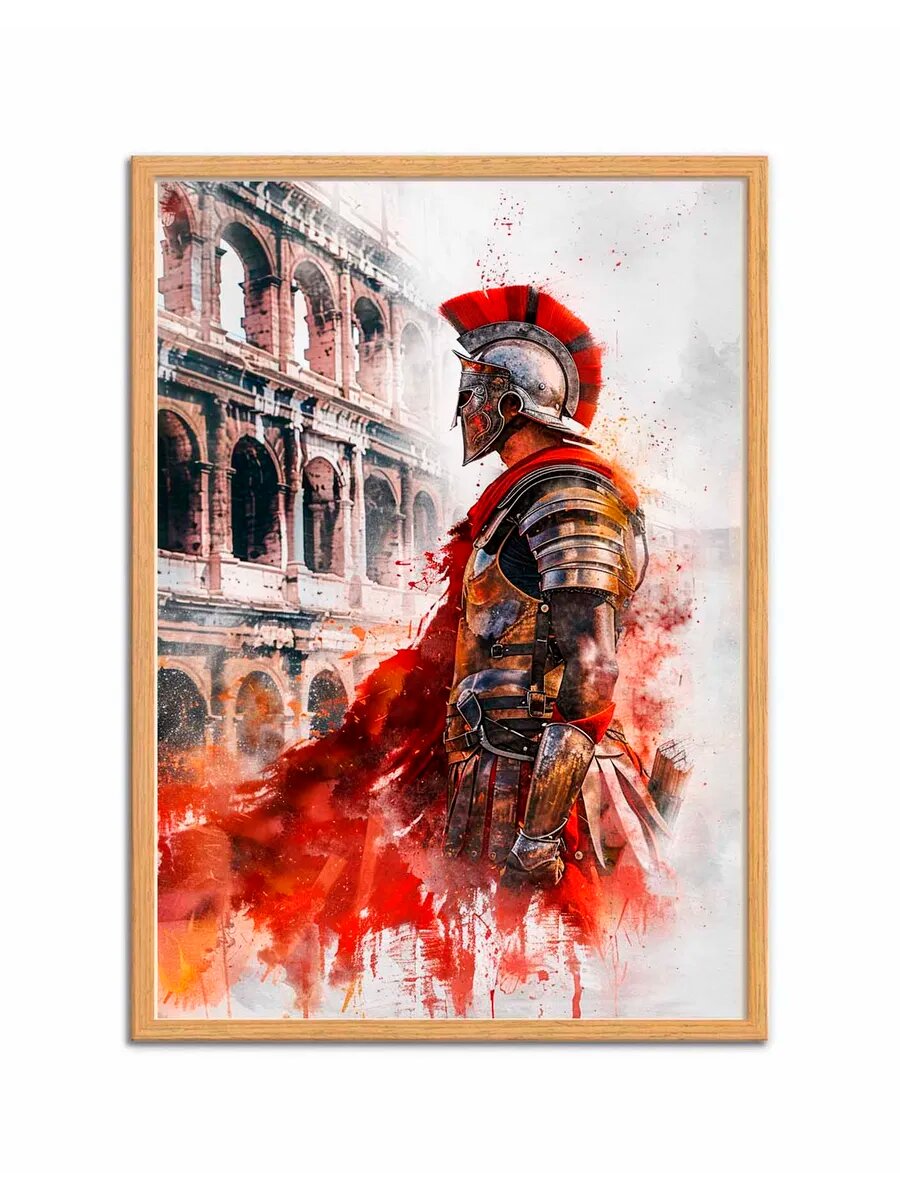 Далматинская собака Гладиатор 1, Плакат 30x42см