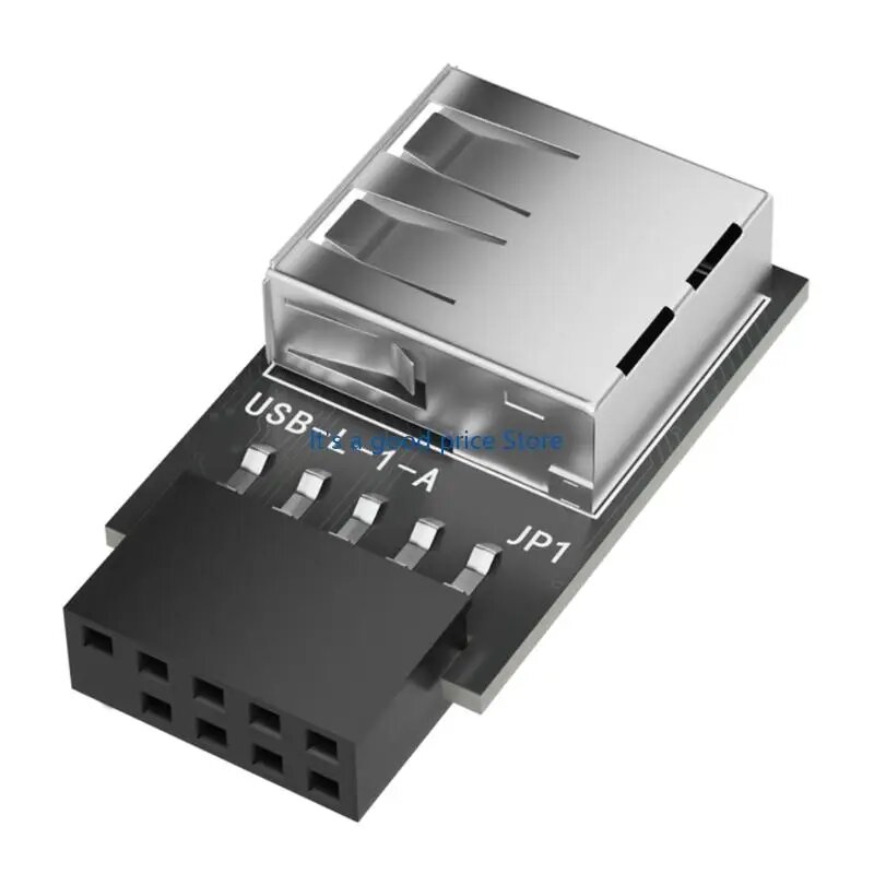 USB 2.0 кабель-переходник 9Pin, Цвет: left, single port