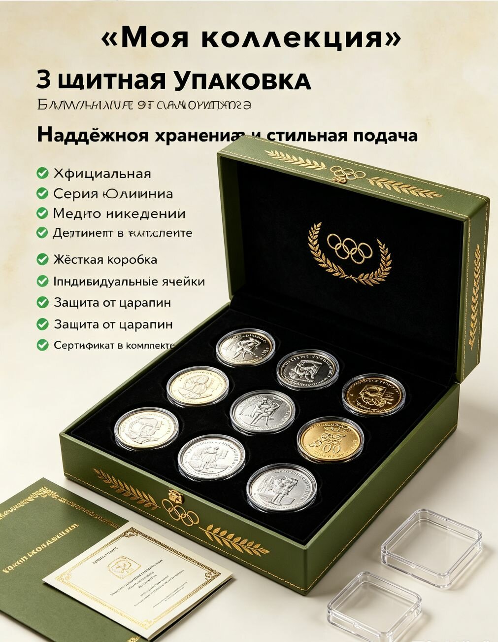Греция набор из 6 монет 2000 "XXVIII летние Олимпийские Игры, Афины 2004"
