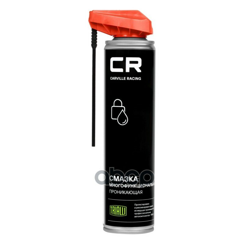 Смазка CR проникающая многофункциональная, аэро, 360°, расп 2в1, 400ml Carville Racing арт. G7400540