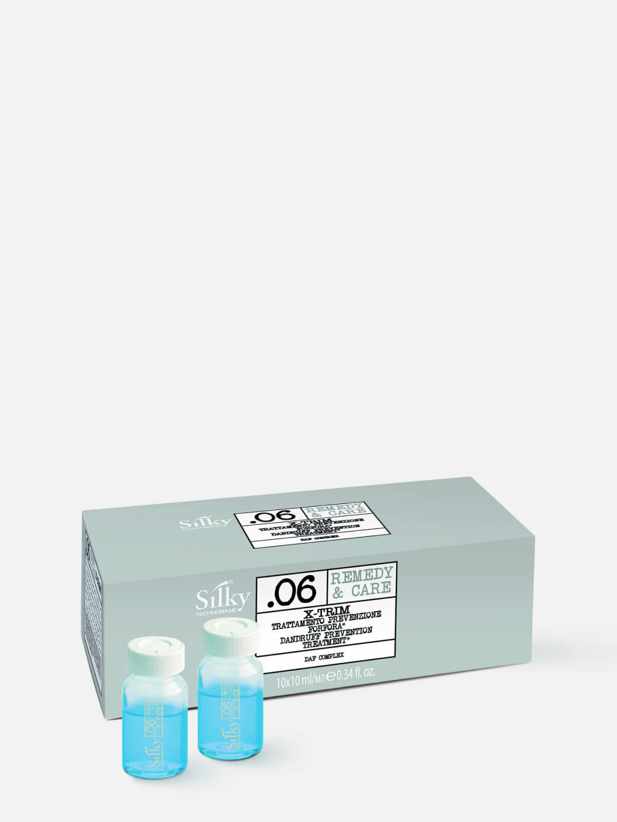 Лосьон для волос и кожи головы в ампулах против перхоти Silky Remedy&Care X-trim, 10х10мл