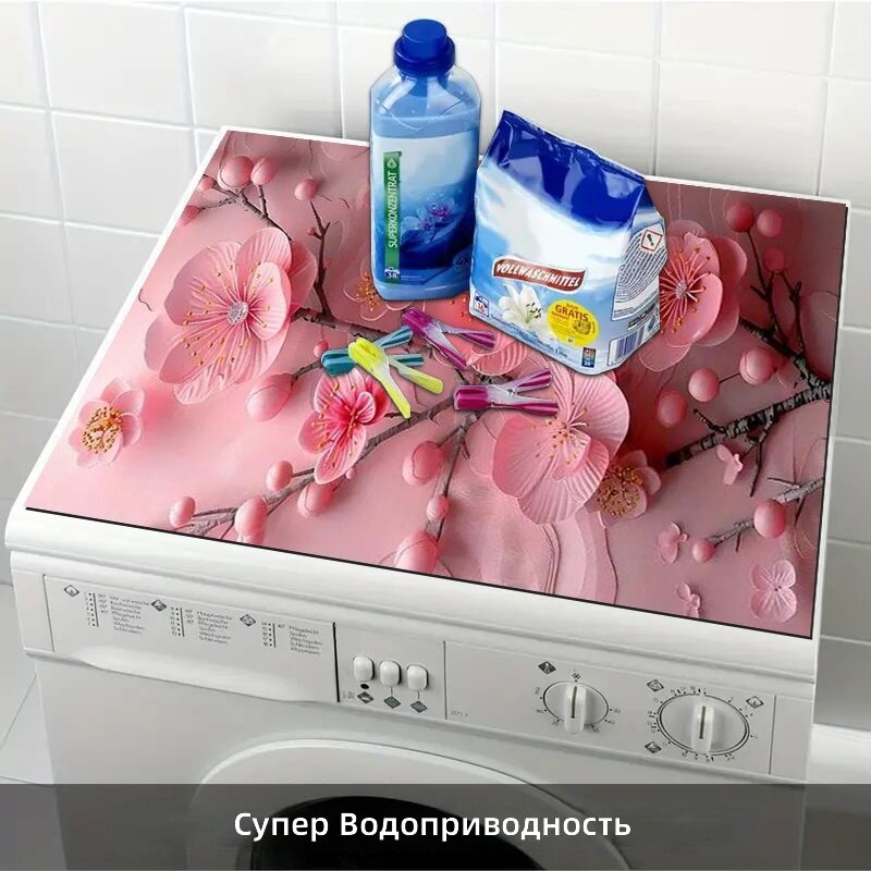 Коврик для сушки посуды и кухонной техники, впитывающая подставка для столешниц и раковин, 60х60 см