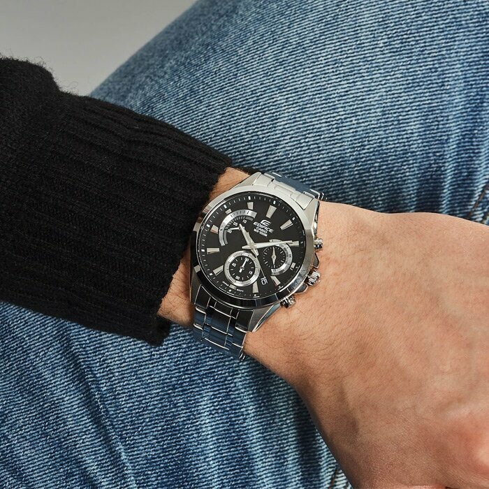 Наручные часы CASIO Edifice, серебряный