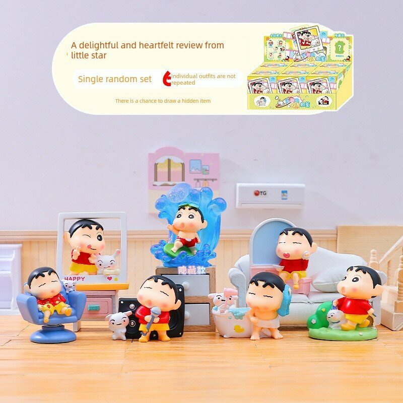 Crayon Shin-chan слепая коробка, интернет-знаменитость, популярный милый карнавал McDonald's McDonald's Xiaoxin,