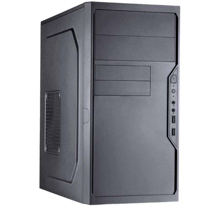 Корпус без блока Case Foxline FL-733, mATX, 2x5.25EXT, 2x3.5EXT, 5x3.5INT, 2xUSB2.0, HDA, w/o FAN, w/o PSU, no pwr cord FL-733