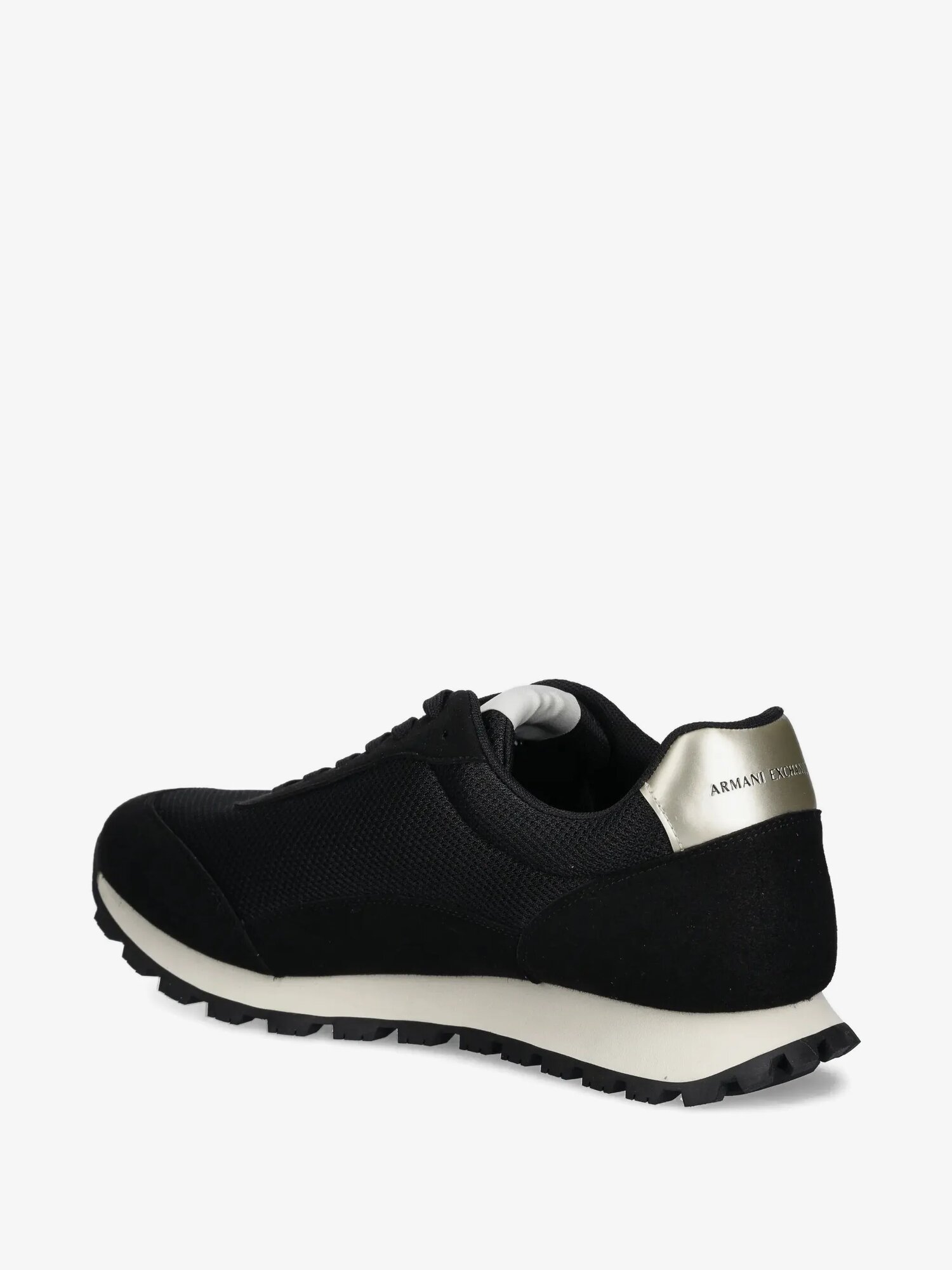 Кроссовки Armani Exchange Logo-detail sneakers, размер 8, черный — фото 1