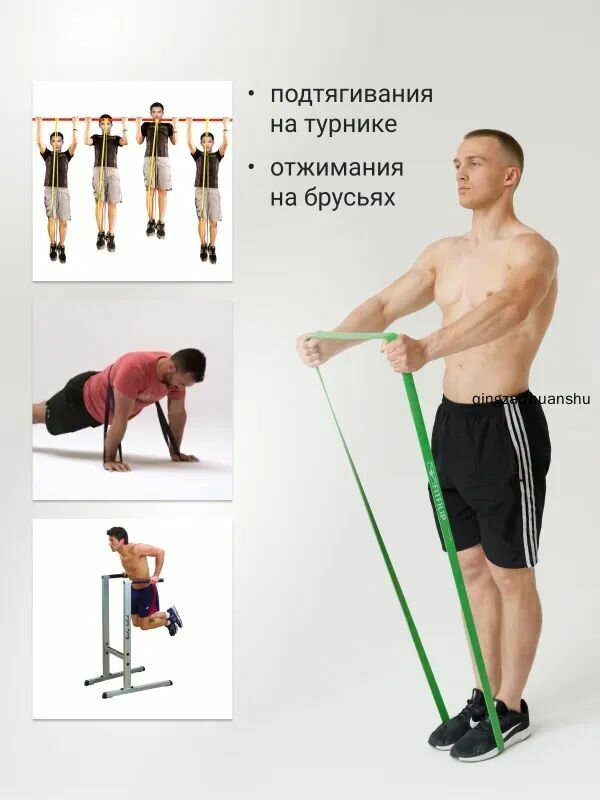 Набор фитнес резинок 1-70 кг спортивные эспандеры
