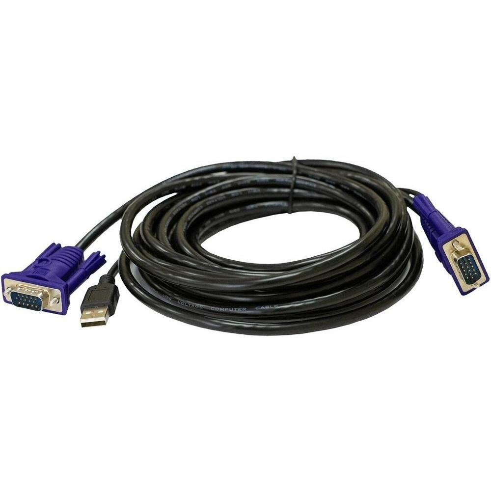 Кабель KVM Origo OKVMCU5/A1A, с разъемами VGA и USB, 5 м