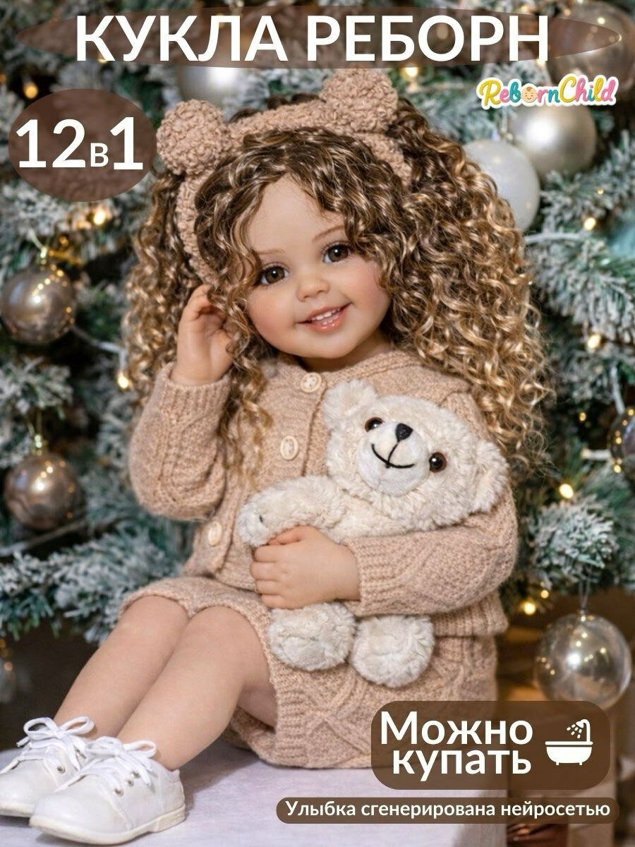 Кукла реборн Зоя 55см / силиконовый пупс