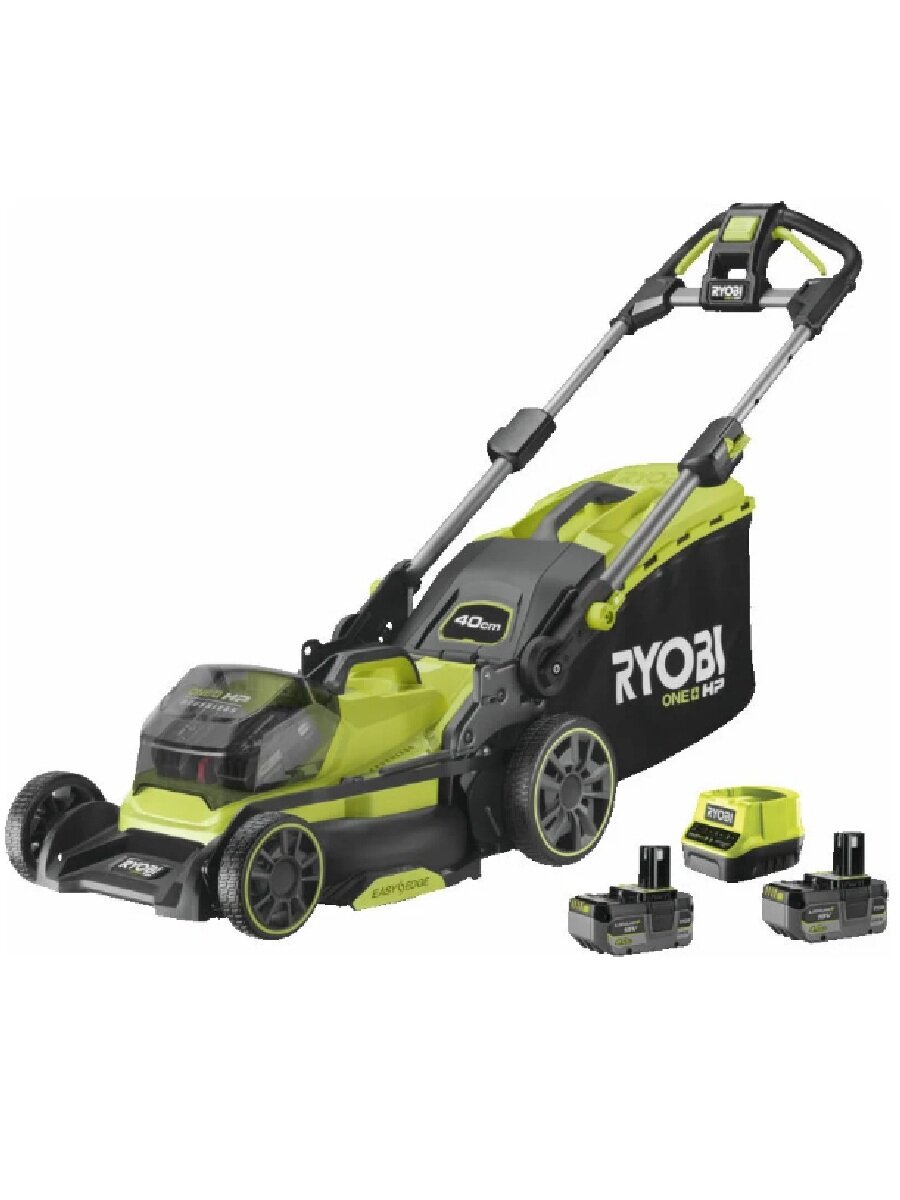 Газонокосилка Ryobi RY18LMX40B-240 Аккумуляторная, 1000 Вт, Пластик