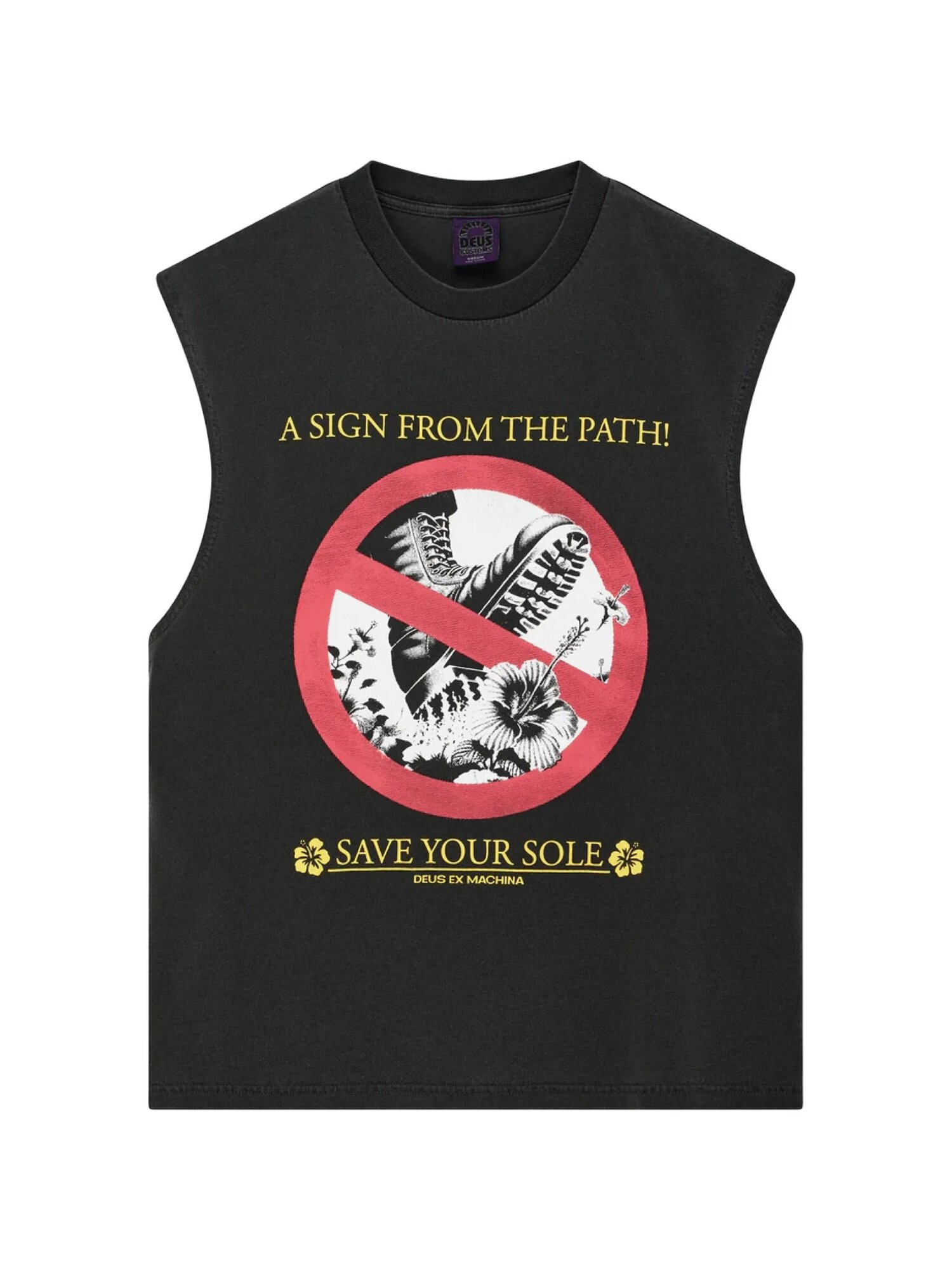 Жилет Save your foot graphic-print vest