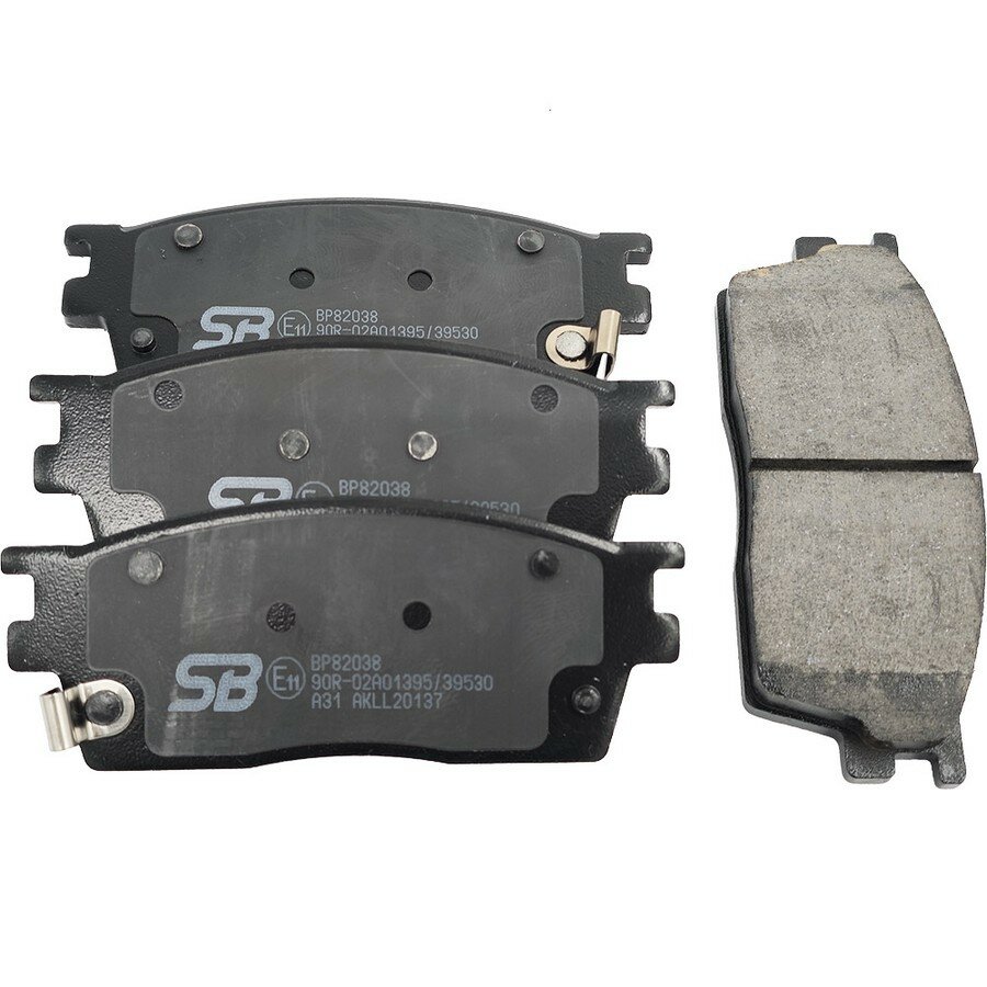 Колодки тормозные дисковые SB NAGAMOCHI BP82038