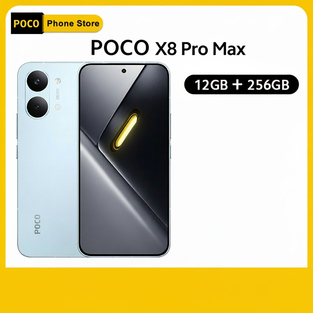 Смартфон Poco X8 Pro Max, 12/256ГБ, global