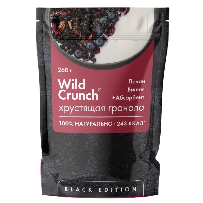 Wild Crunch "Вишня, пекан + абсорбент"