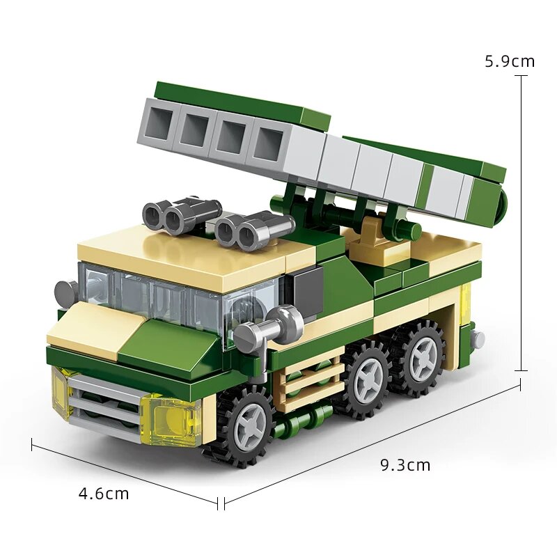 MOC Военная техника 105pcs No Box