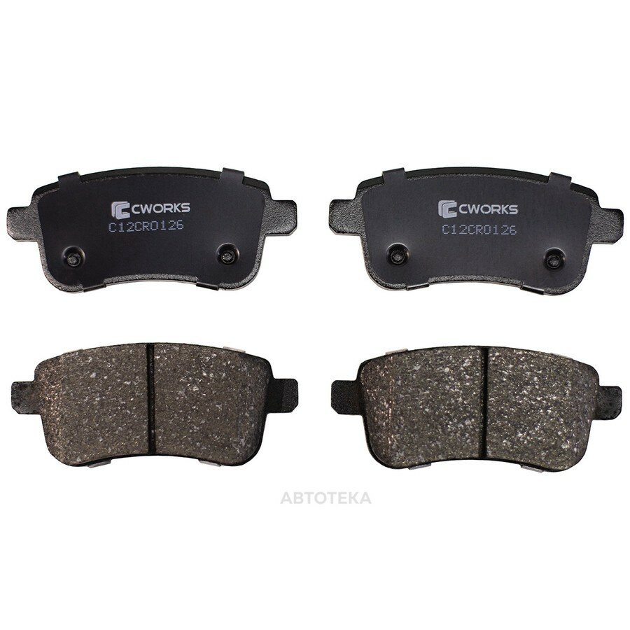 Тормозные колодки задние Low Metallic CWORKS C12CR0126