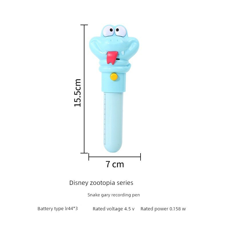 Ручка-роллер Miniso Disney Judy's Police Life Series, креативная ручка-морковка Ручка для записи сыворотки змеи Гэри